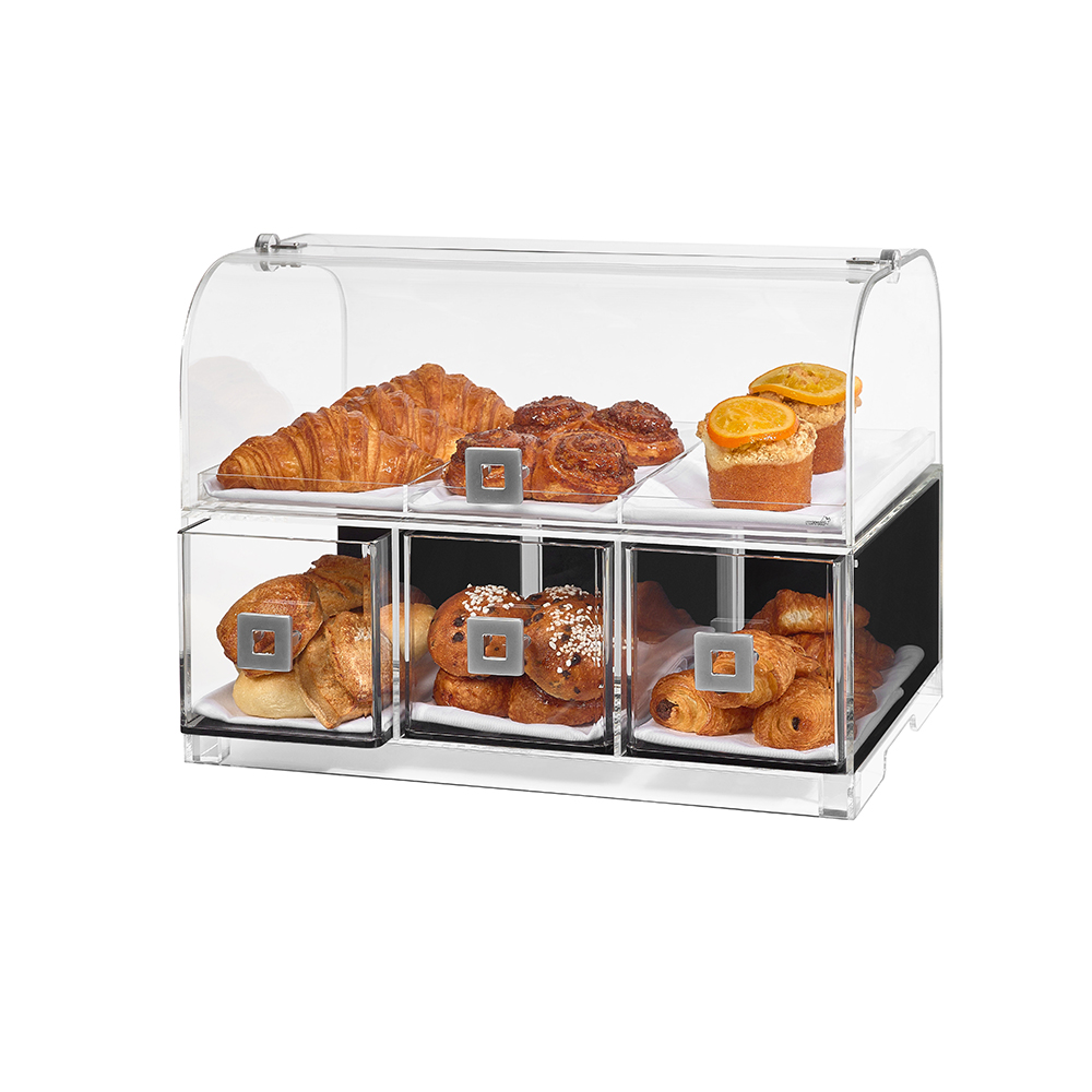 Rosseto Dome 3 Drawer Bakery with 3 Row Divider Tray - BD128 - Rosseto