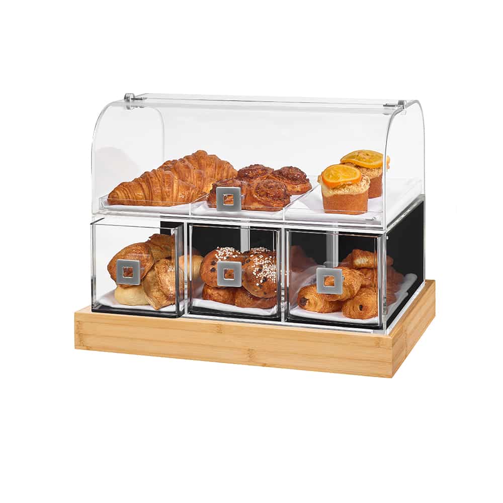 Dome Drawer Bakery includes tray with Bamboo Base - BD141 - Rosseto