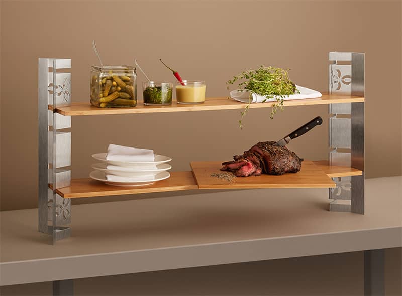 Iris™ 18” V Stainless Steel Riser, ST/2 - SM295 - Rosseto