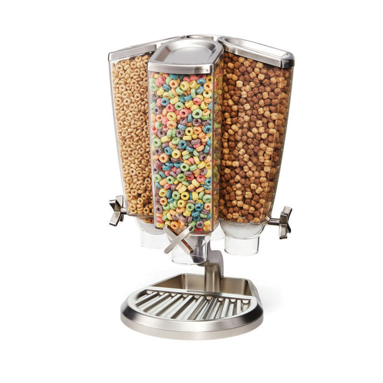 EZ-PRO™ Four-Container Carousel Table Top Cereal Dispenser With ...