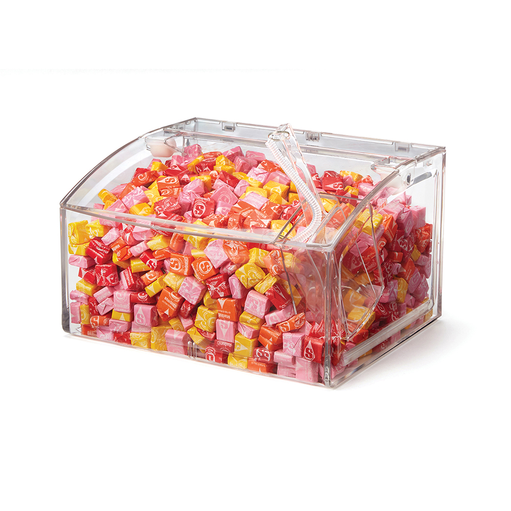 Clear 2.1 Gal. (8L) Scoop Bin with Scoop - SA129 - Rosseto