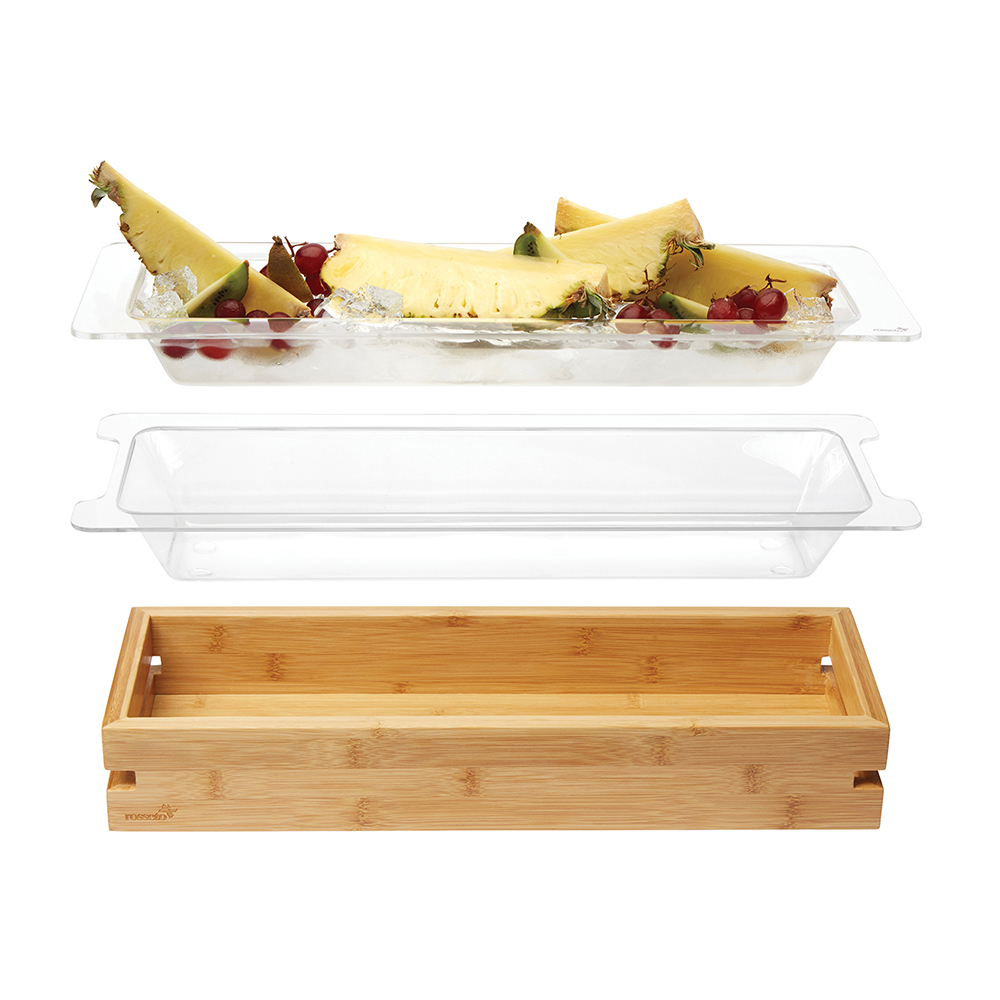 Medium Acrylic Insert for Natura™ Tray and Stand System - SA118 - Rosseto