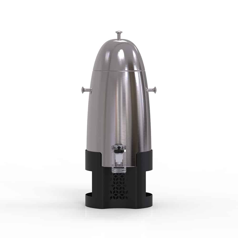 Mosaic 3 Gal. Coffee Urn with Black Matte Base, 1 EA - LD201 - Rosseto
