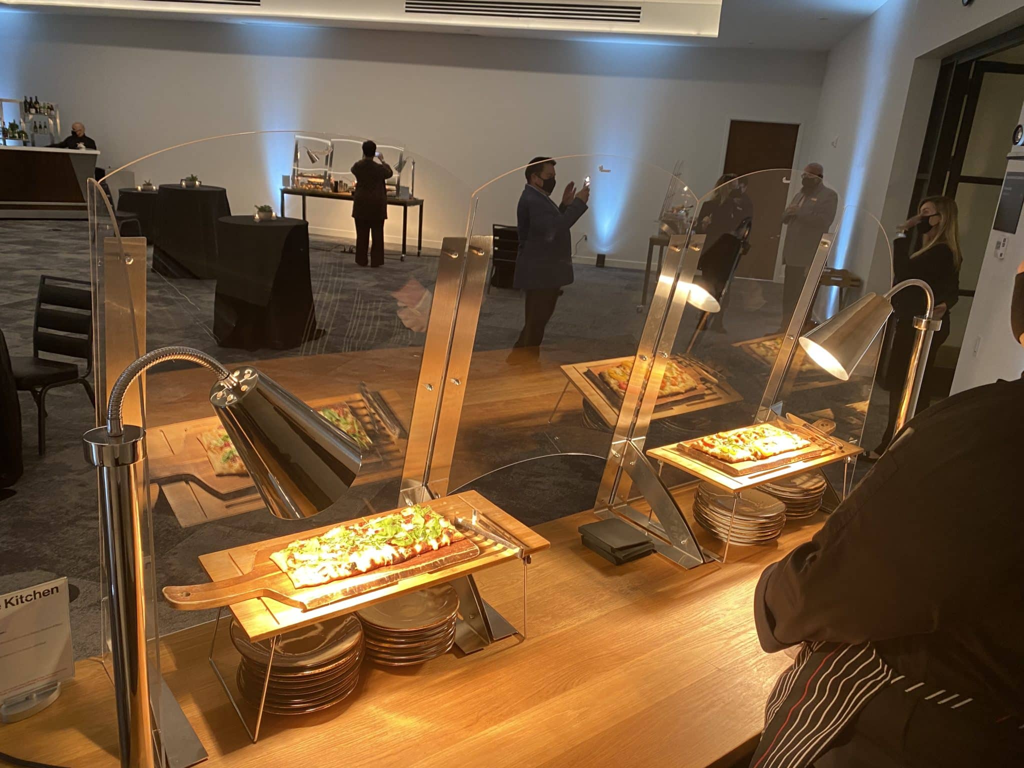 Avant Guarde™ "Shield + Serve" 48” Clear with 15" Tall Pass Through ...