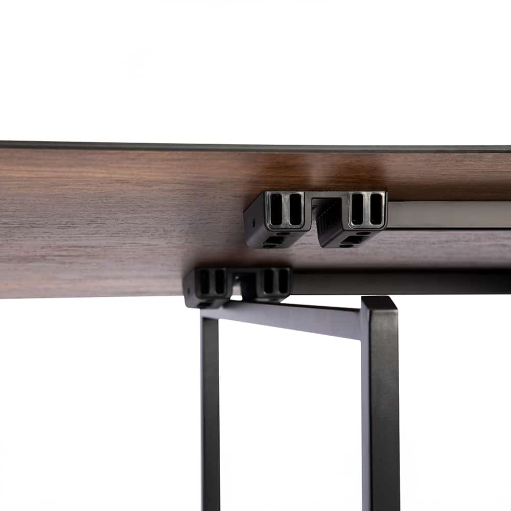 Modulite® 3 Level Kit, Concrete Gray 2 Table Top, 1 Shelf, Stainless ...