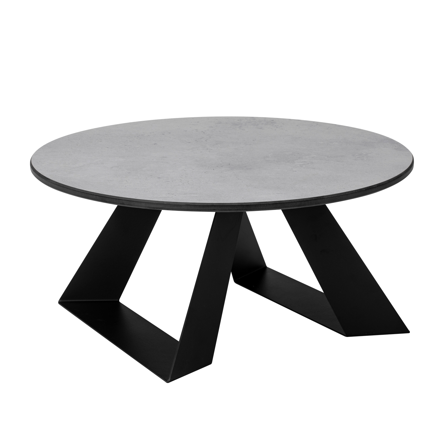 Alto 20" Round Concrete Gray HPL Riser w/6" Black Legs, 1 EA - HPLRS50 ...
